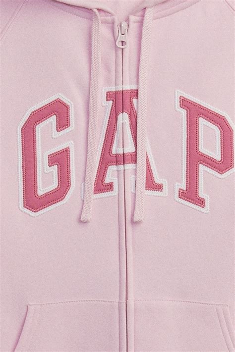 Buy Pink Logo Zip Up Hoodie From The Gap Online Shop