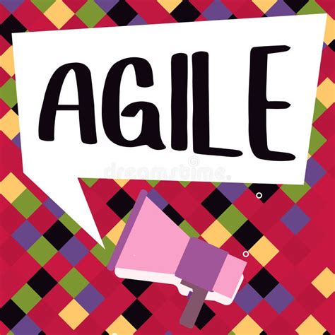 Conceptual Caption Agile Word For Particular Approach To Project