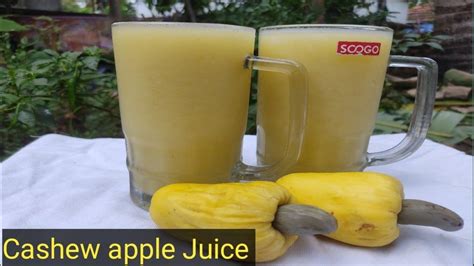 Healthy Cashew Apple Juice Summer Drink Himanis Kitchen And Vlogs