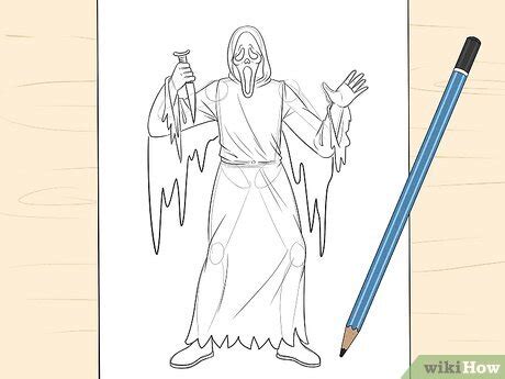 How To Draw Ghostface From Scream In 3 Different Styles