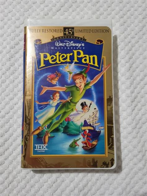 Peter Pan Limited Edition Vhs Picclick Uk