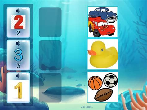 Match Each Number To Its Related Picture Match Up