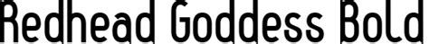Download Redhead Goddess At Dailyfont Com