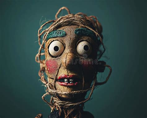 A Puppet With Its Strings Tangled In A Chaotic Knot Representing Control Manipulation And The