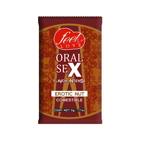 Sobre Oral Sex Erotic Nut 5ml Distribuidora Diamante