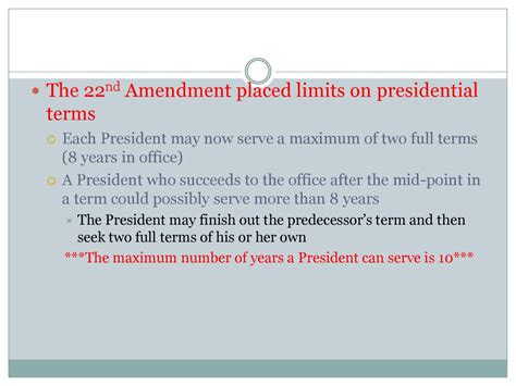 The Presidency Chapter Ppt Download