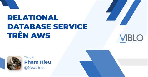Relational Database Service trên AWS
