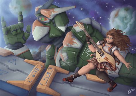Mechas And Rocker Girls Are Pretty Rad By Me Rmecha