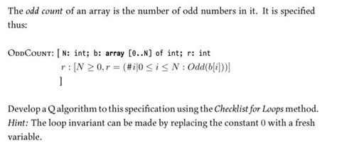 Solved The Odd Count Of An Array Is The Number Of Odd Chegg Com
