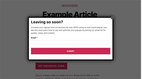 Guides Archive Popup Maker
