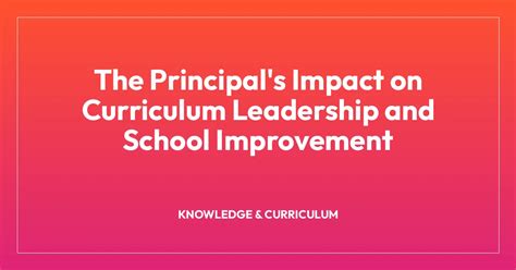 Knowledge And Curriculum • Teachers Institute