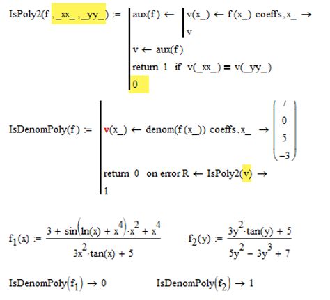 polynomial yes or not ptc community