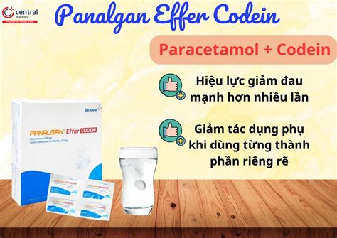 Thuốc Panalgan Effer Codein Benovas Điều Trị Hiệu Quả Các Cơn đau Dữ Dội
