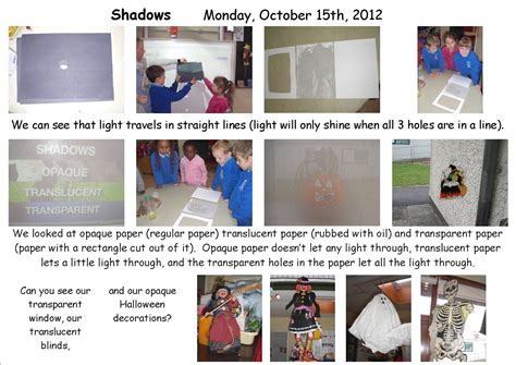 Ms Mcloughlins Class 2nd Class Room 9 Shadows