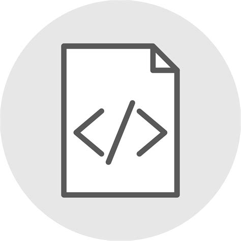 File Code Vector Icon Design 20961281 Vector Art At Vecteezy