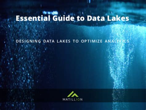 Essential Guide To Data Lakes Designing Data Lakes To Optimize Analytics Dzone Whitepaper