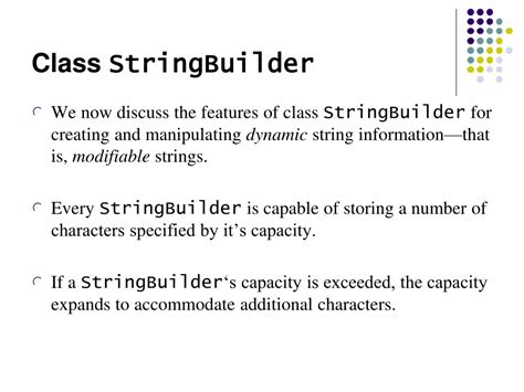 Ppt Strings Stringbuilder And Character Powerpoint Presentation
