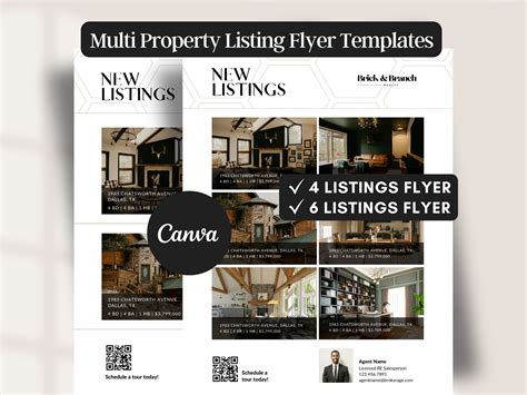 Multiple Listing Flyer Template Home For Sale Flyer Just Listed Real