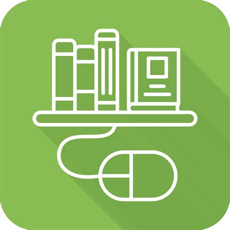 Digital Library Vector Icon 24907857 Vector Art At Vecteezy