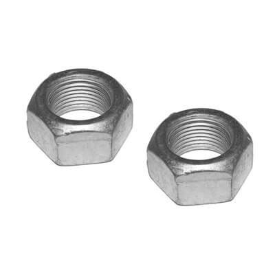 Redline Restomotive® 1967 1973 Mustang Strut Rod Nuts Blue Oval Classics
