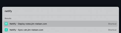 Deploying On Netlify With Apples Shortcuts Jim Nielsens Blog