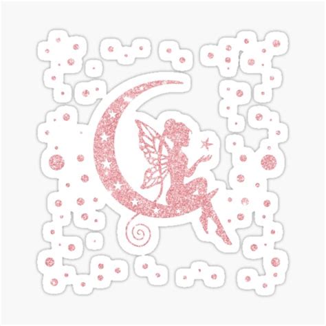 Glitter Tinkerbell Pink Tinkerbell Magic Glitter Cute Fairy Gold