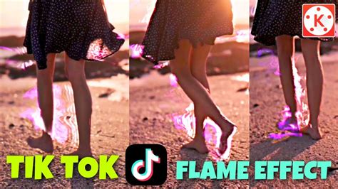 Tik Tok Trending Flame Effect In Viamaker Capcut Kinemaster My XXX Hot Girl