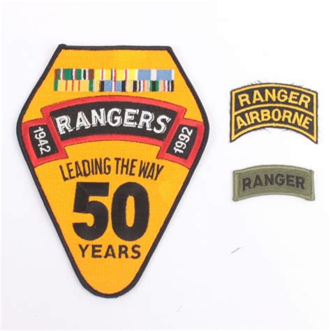 Pack Of 3 Us Ranger Badges Pack 97