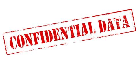 Confidential Data Stock Illustration Illustration Of Text 92090123
