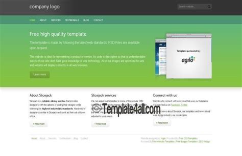 Enhance Your Website With This Green CSS Template Design Css Design Csstemplate Green
