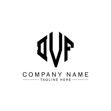 Dvf Letter Logo Design With Polygon Shape Dvf Polygon And Cube Shape