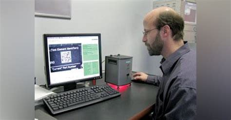 Uid Verifier Lights Data Matrix Codes Vision Systems Design