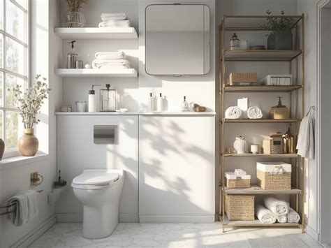 Maximize Your Small Bathroom Genius Shelf Ideas That Transform Tight