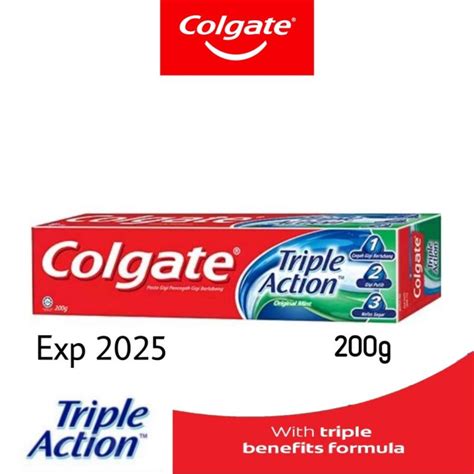 Colgate Toothpaste 200g Colgate Triple Action Toothpaste Ubat Gigi