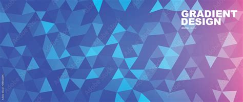 Abstract Vibrant Gradient Background Vector Futuristic Style Cover Template With Shapes