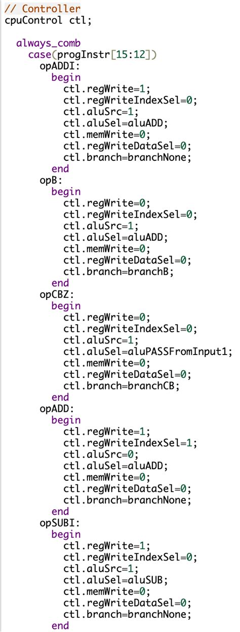 Simple CPU Design Luis Y Hernandez Professional Portfolio