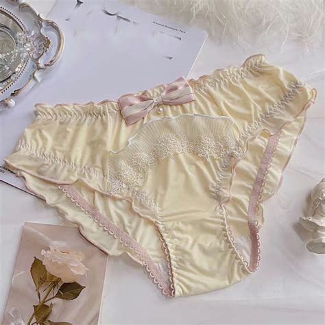 Japanese Girls Lady Panties Briefs Underwear Bow Lace Princess Knicker