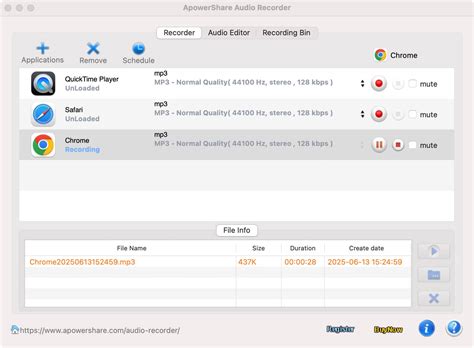 ApowersShare Audio Recorder Record Audio To MP3