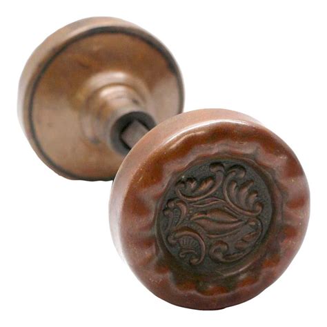 Antique 1890s Bronze Reading Eulalia Rococo Passage Door Knobs Chairish