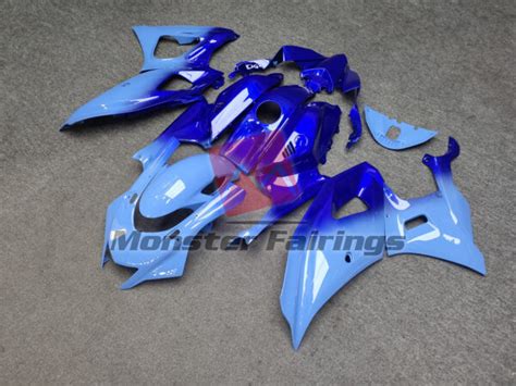 yamaha r7 2021 2025 gloss blue gradient abs fairings monster fairings