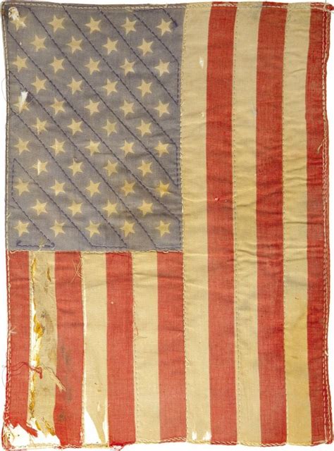 An Illustration Showing The Evolution Of The Us Flag Through Its