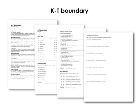 K T Boundary Made By Teachers