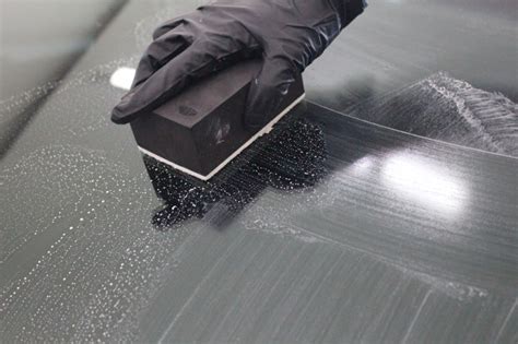 유리발수코팅 유막제거 하는 방법 레인포스와 함께 알아봐요 네이버 블로그