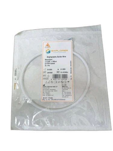 Curved 200cm Angiography Guide Wire Size 035x260cm Model Name