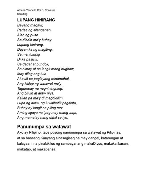 Scouting Opening Routine Pdf Art Religion And Spirituality