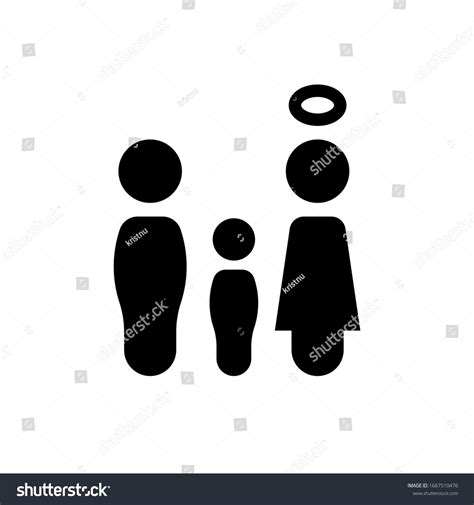 Abstract Sign Motherless Conceptual Vector Illustration Stock Vector