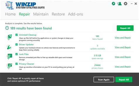 WinZip System Utilities Suite Review Features Pros Cons