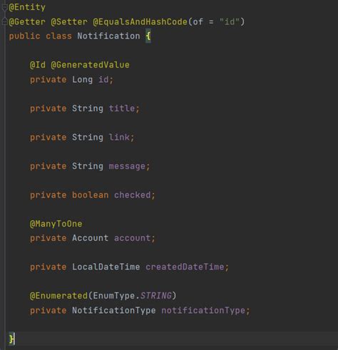 스프링과 Jpa 기반 웹 애플리케이션 개발 40 알림 도메인 알림 인프라 설정
