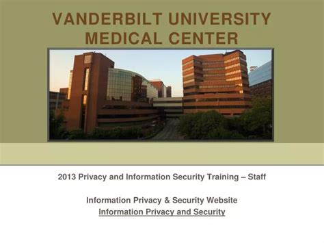 PPT - Vanderbilt University medical center PowerPoint Presentation ...
