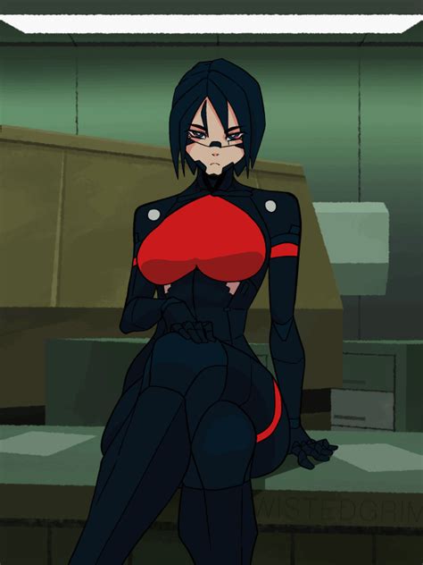 Rule 34 1girls 34 Android Animated Anus Black Bodysuit Black Eyes